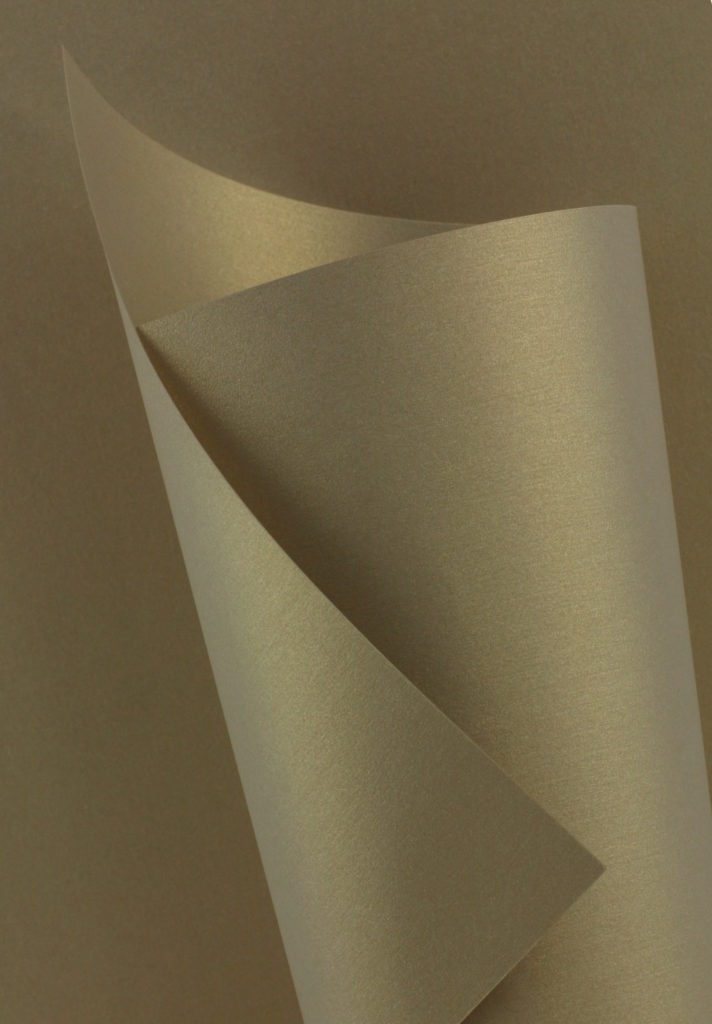 A4 Pearlescent Paper 125gsm Sirio Gold