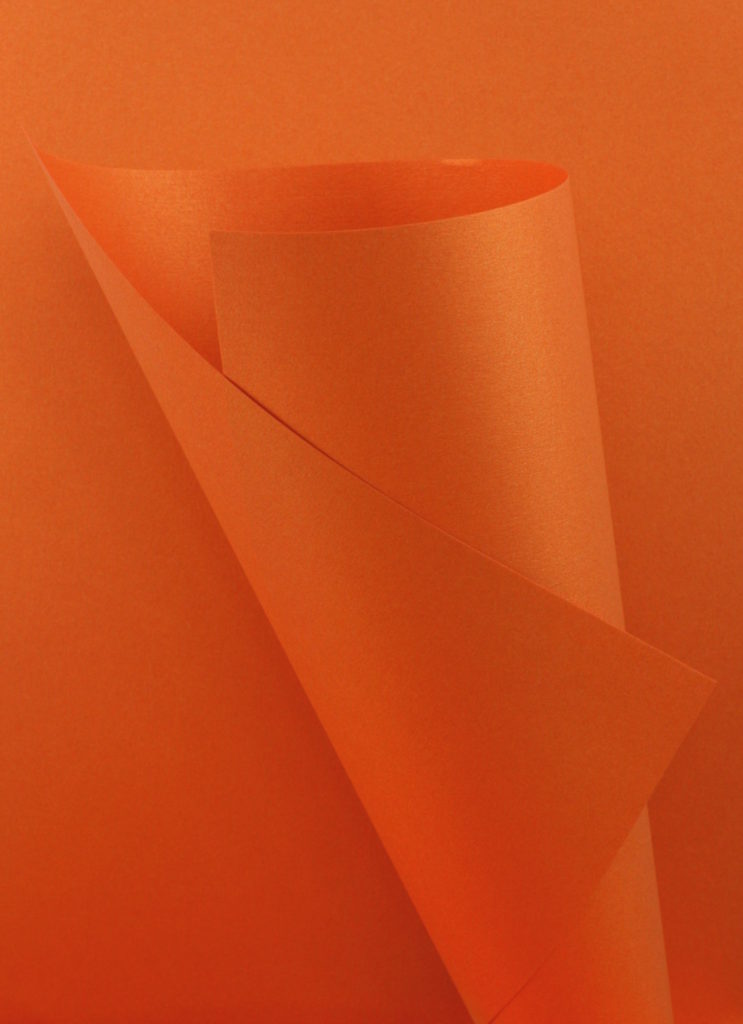 A4 Pearlescent Paper - Orange 120gsm - WL Coller Ltd
