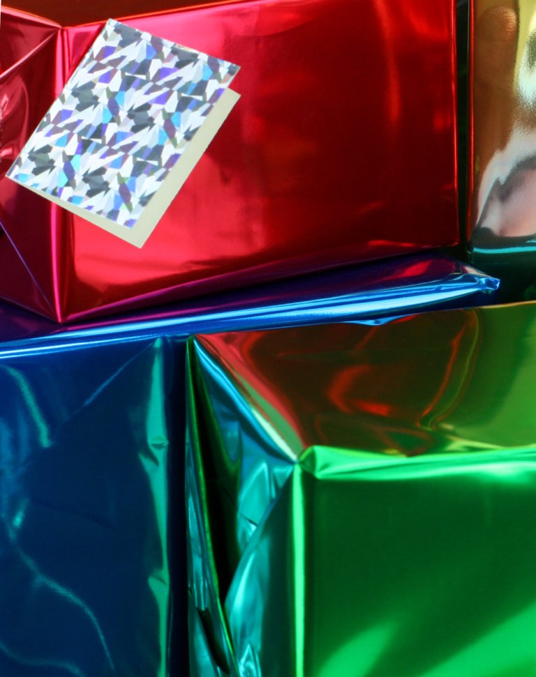 Holographic Card - Silver Crystal - WL Coller Ltd