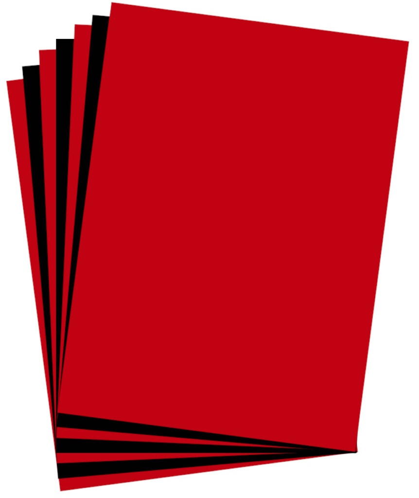 A4 Black and Red Card PK20 - WL Coller Ltd