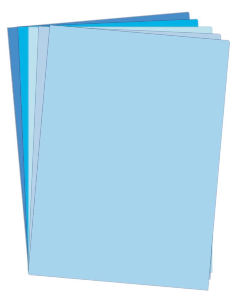 Dalton Manor A4 Shades of Blue Paper PK100 - WL Coller Ltd