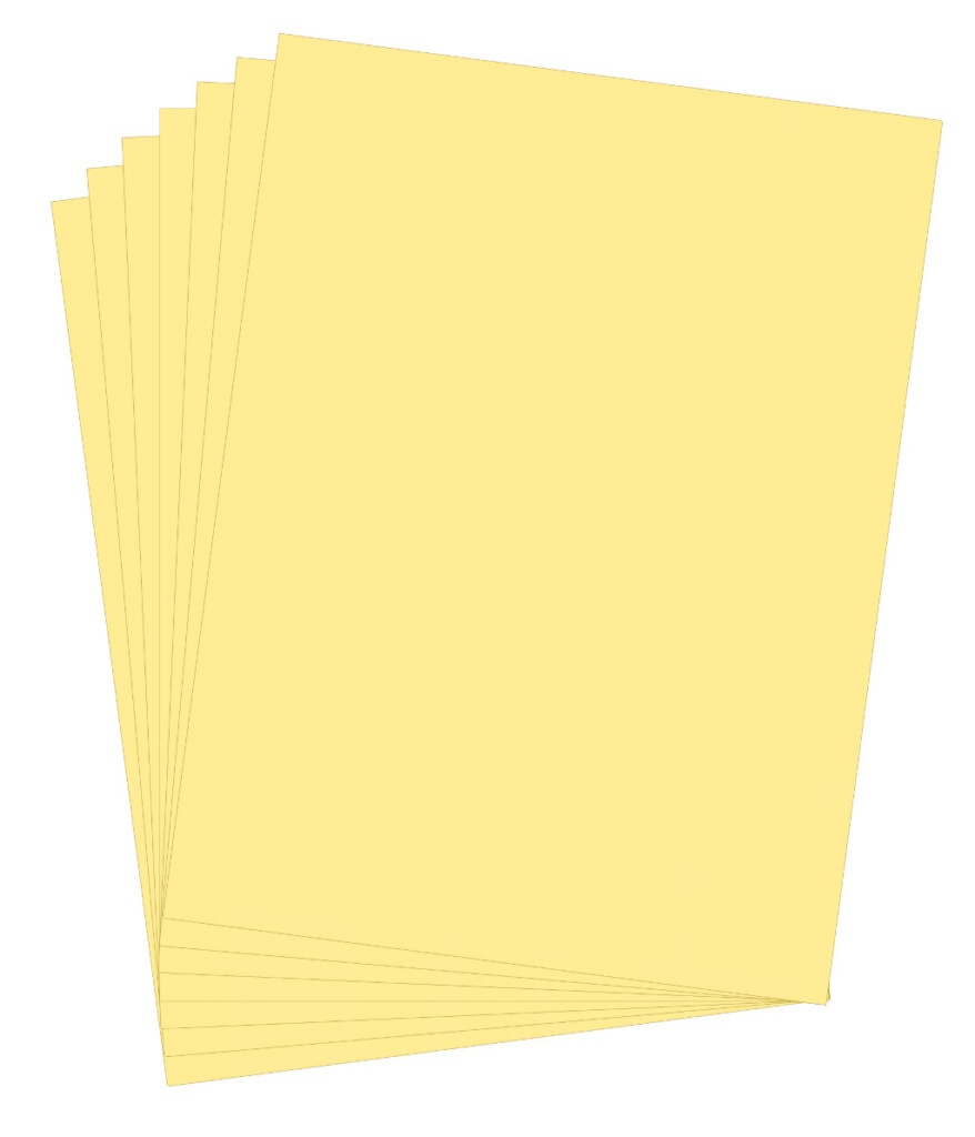 A4 Vanguard 080gsm sunlight yellow paper
