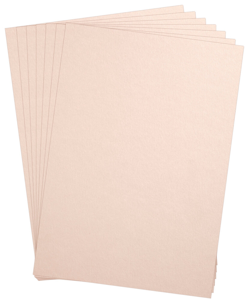 A3 Pearlescent Paper - 125gsm Rose Gold - WL Coller Ltd